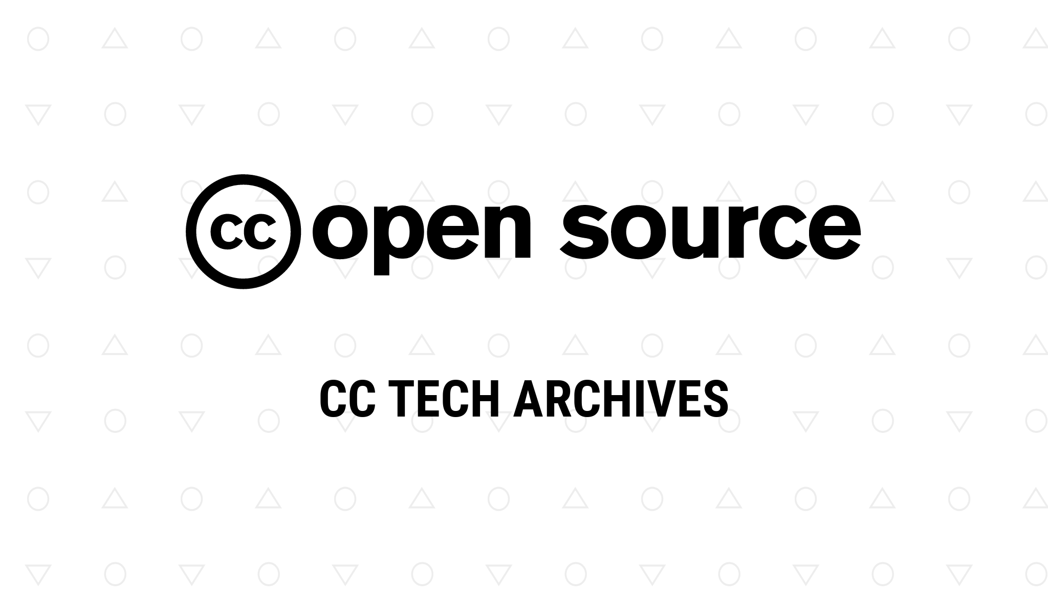 Cc Tech Archives — Creative Commons Open Source
